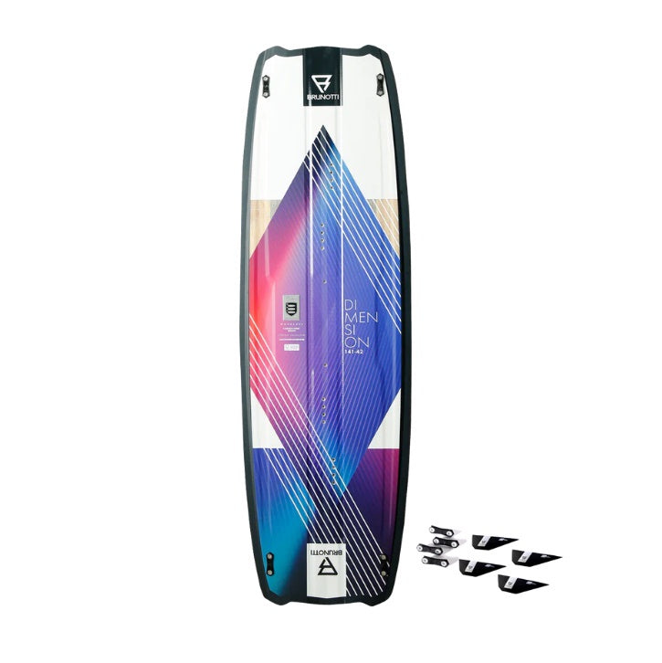Brunotti Dimensions+G10Fins Uni Kiteboard – Kite N Surf